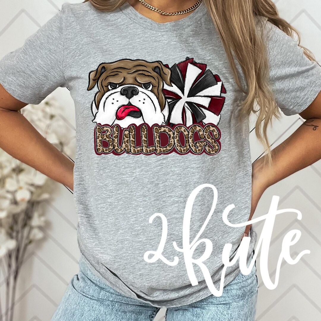 Bulldog Cheer Png, Bulldog School Spirit Design, Bulldog Football Png ...
