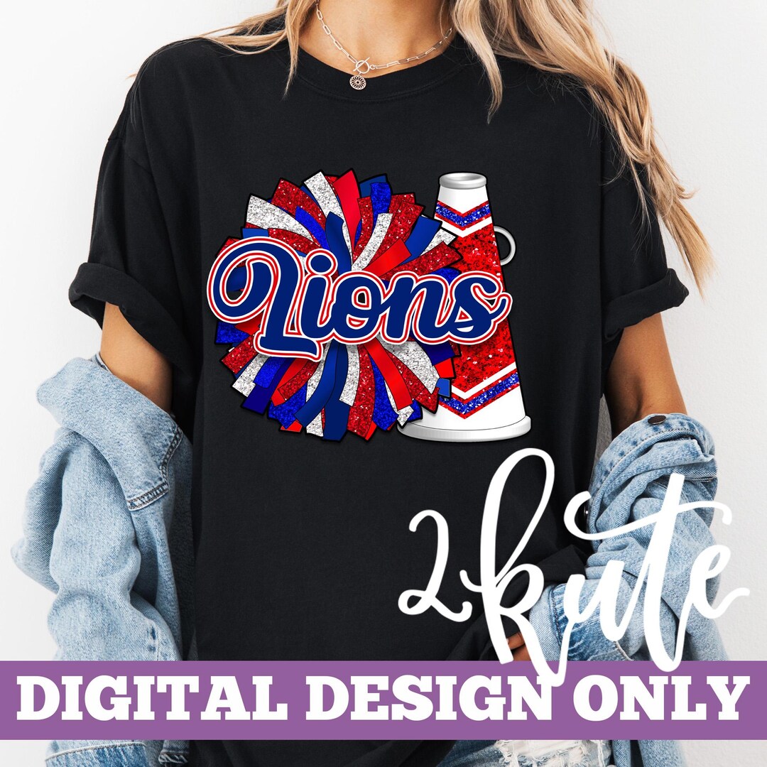 Lions Cheer Png, Lion Spirit Png, Cheer Png, School Spirit Design, Lion ...