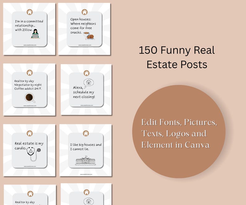 50 Funny Real Estate Social Media, Funny Real Estate Posts, Funny Real ...