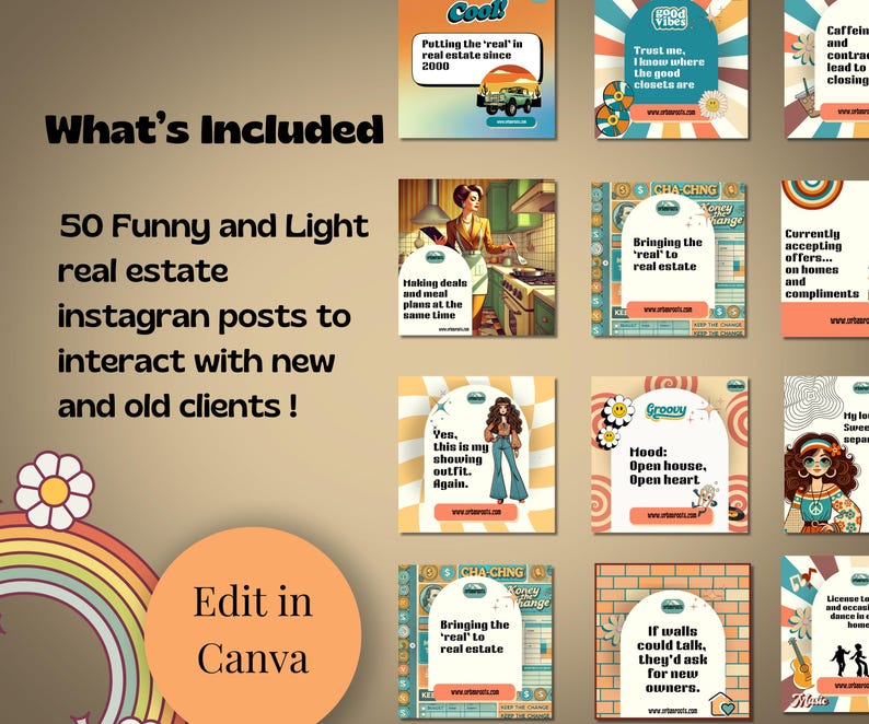 Retro Style Real Estate Funny Posts, Funny Real Estate Posts, Real ...