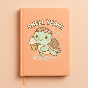 Shell Yeah! Sea Turtle Kawaii Pastel Clipart Cute Digital Download ...