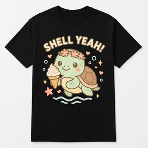 Shell Yeah! Sea Turtle Kawaii Pastel Clipart Cute Digital Download ...