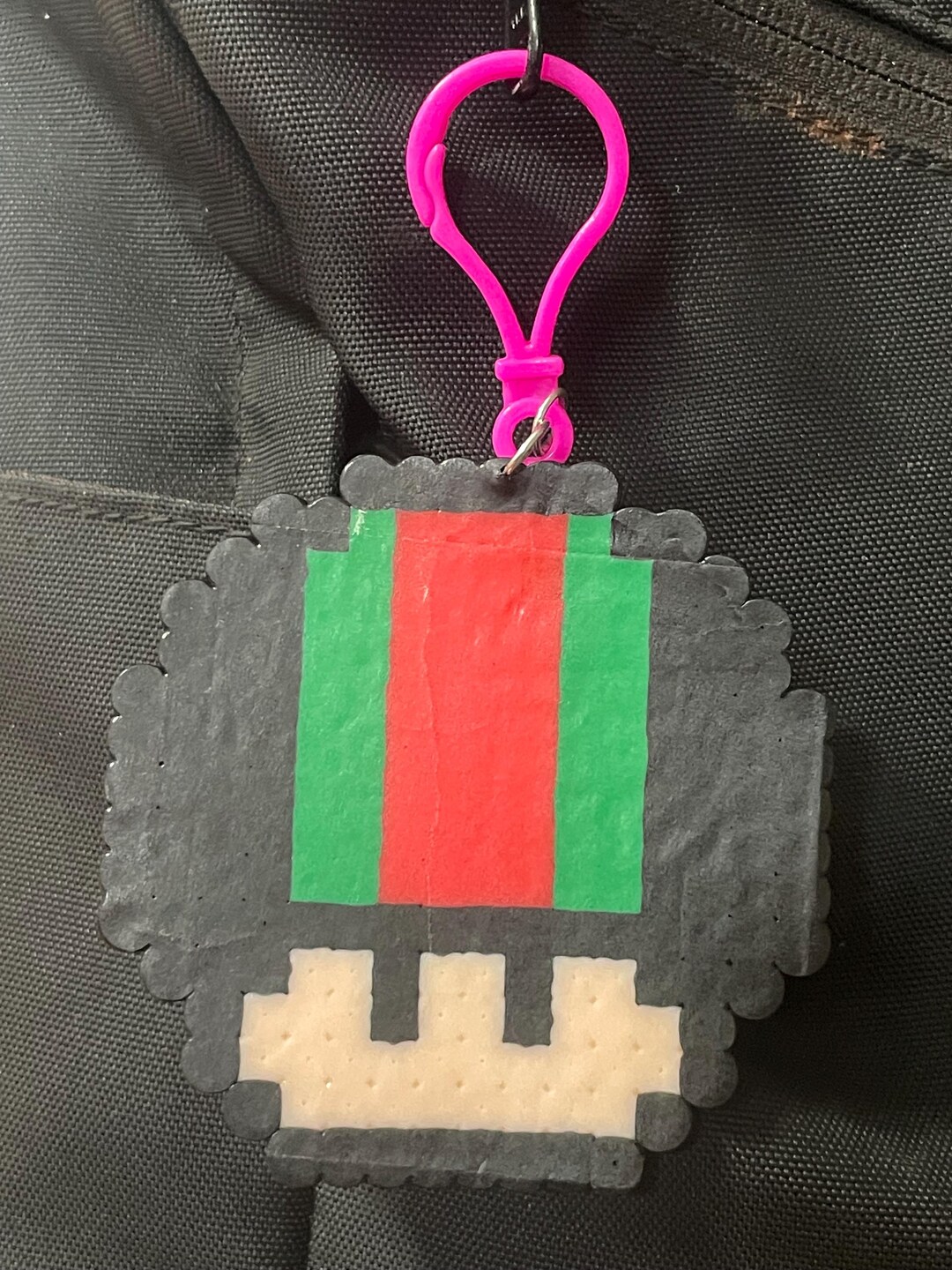 Mario Toad Clip on Perler - Etsy