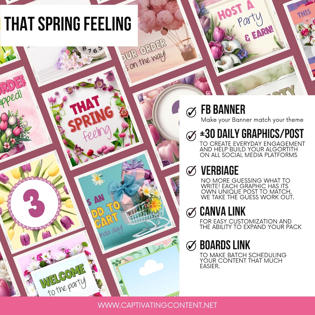 That Spring Feeling Theme Pack - Etsy