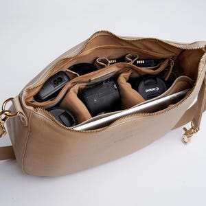 VOYGR Essential Premium Leather Camera Sling Bag for Mirrorless ...