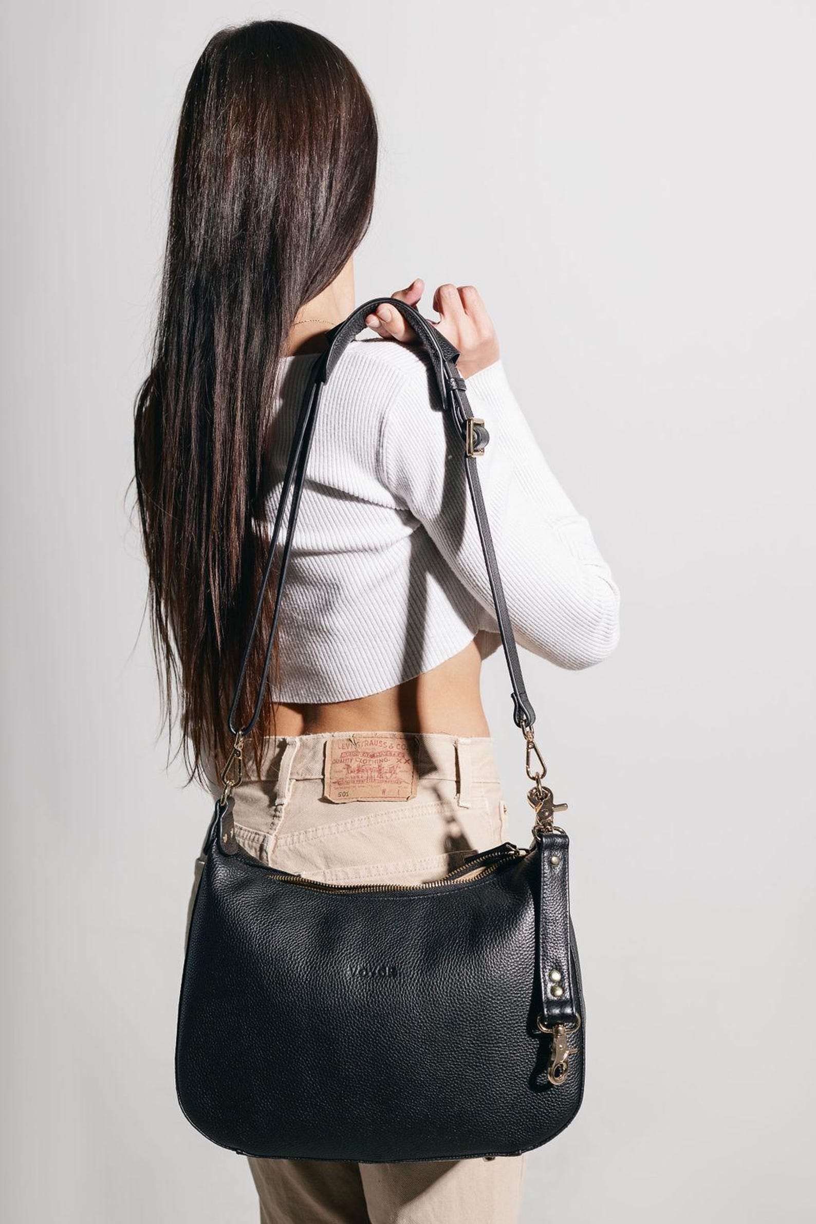 VOYGR Essential Premium Leather Camera Sling Bag for Mirrorless ...