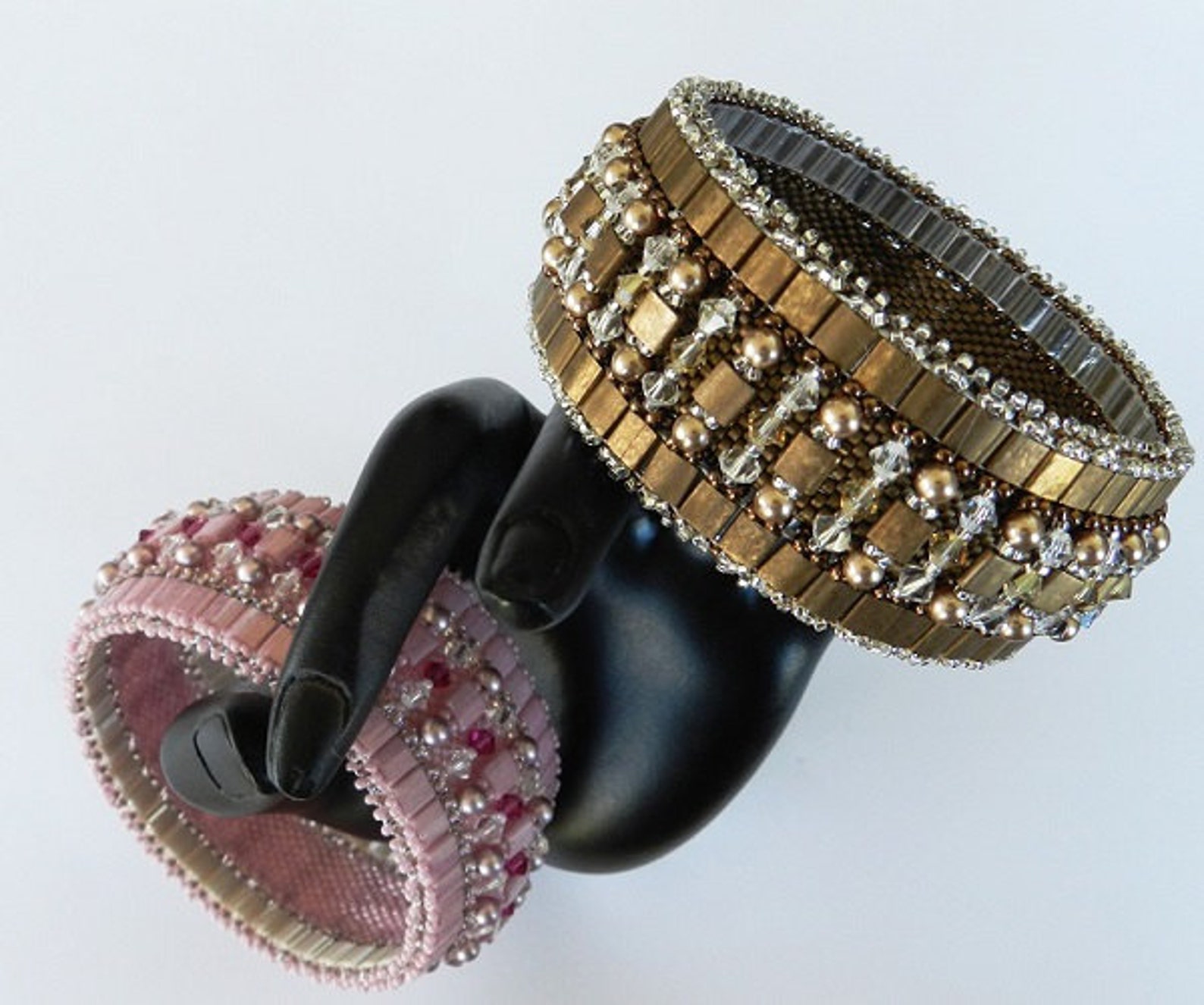 Beading Pattern Tutorial, Bangle - JAZMINE - Etsy