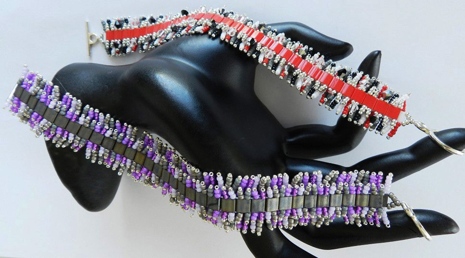 Beading Pattern, Tutorial, Bracelet STICKS and STONES - Etsy