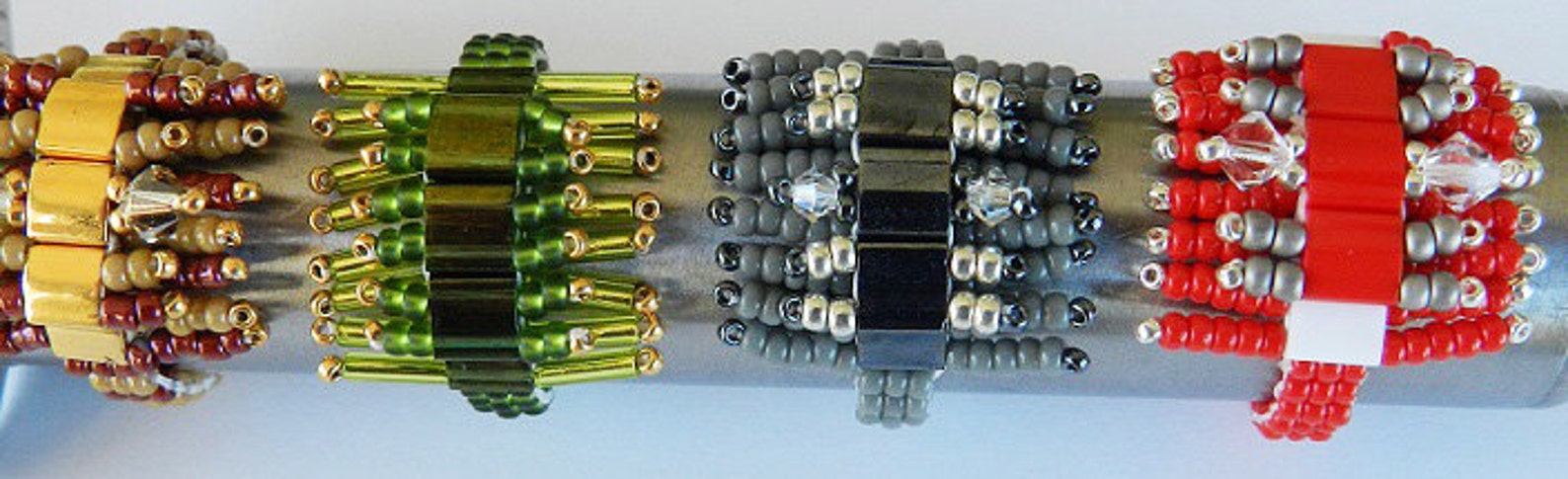 Beading Pattern Tutorial Ring STICKS and STONES - Etsy