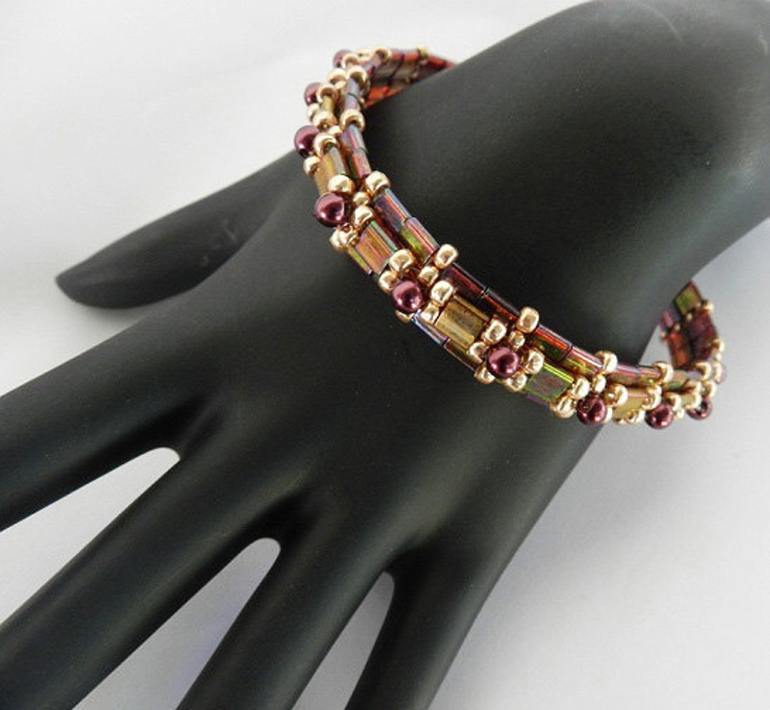 Beading Pattern Tutorial Bangle TIARA - Etsy