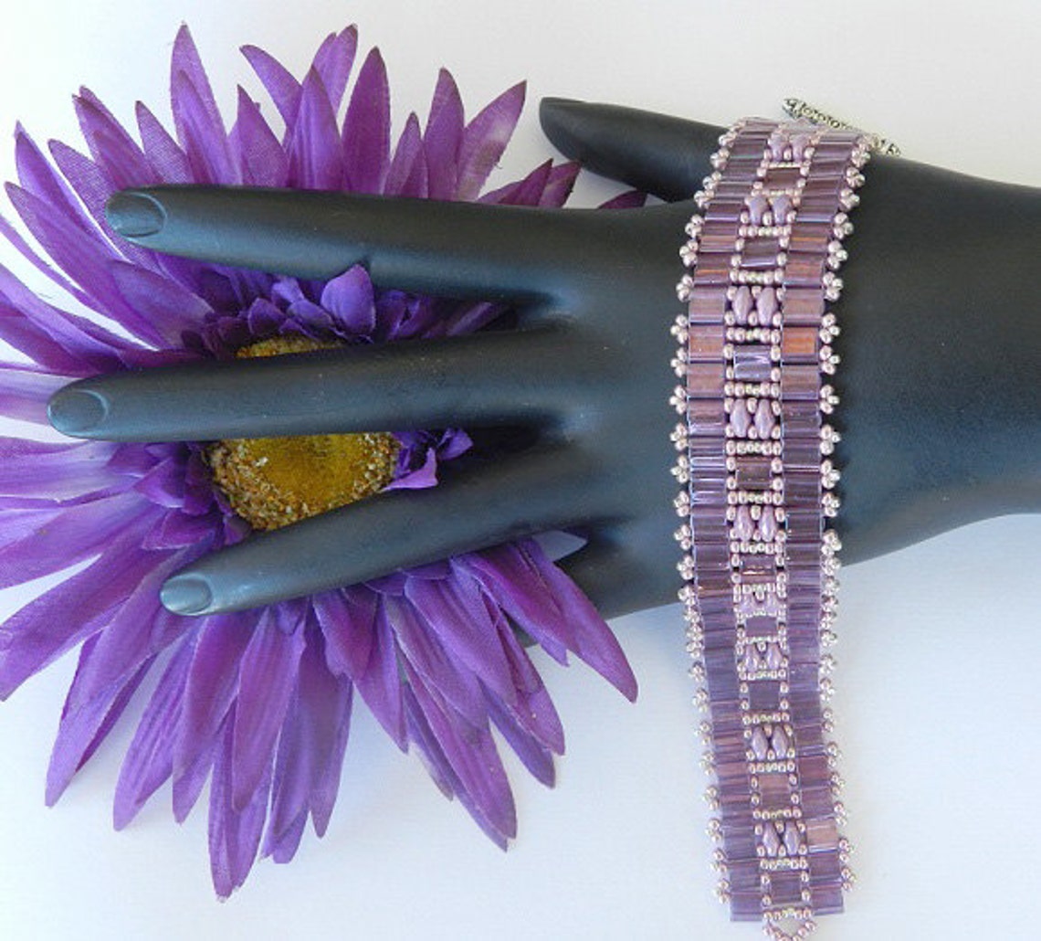 Tila Beading Pattern, Tutorial, Bracelet TILALICIOUS - Etsy