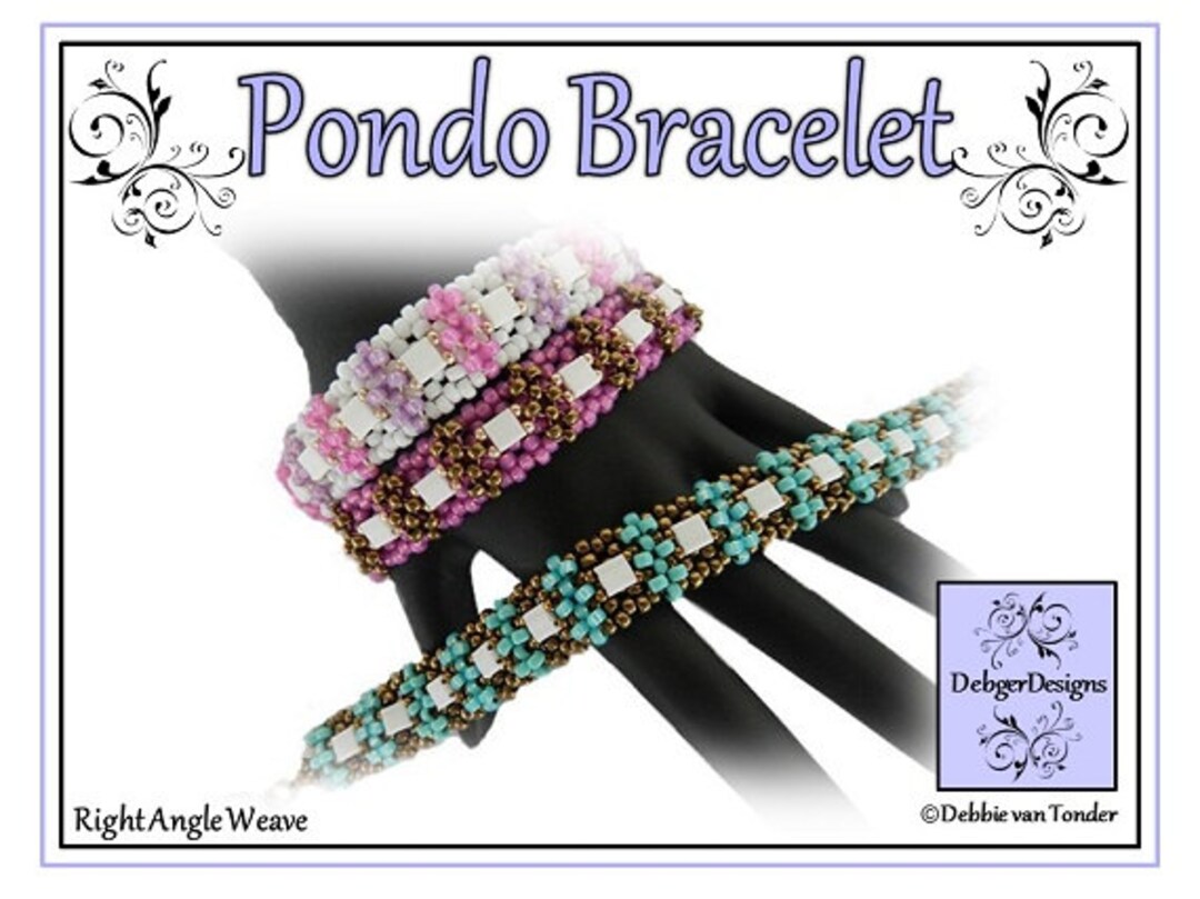 Beading Pattern, Tutorial, Bracelet - PONDO - Etsy