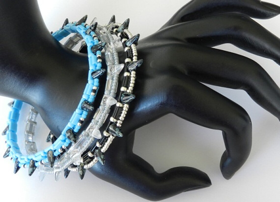 Beading Pattern, Tutorial, Bangle SPIKE TILA - Etsy