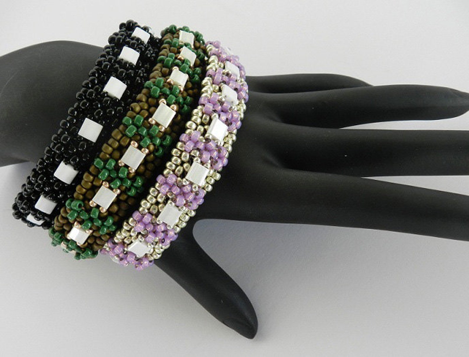 Beading Pattern, Tutorial, Bangle PONDO - Etsy