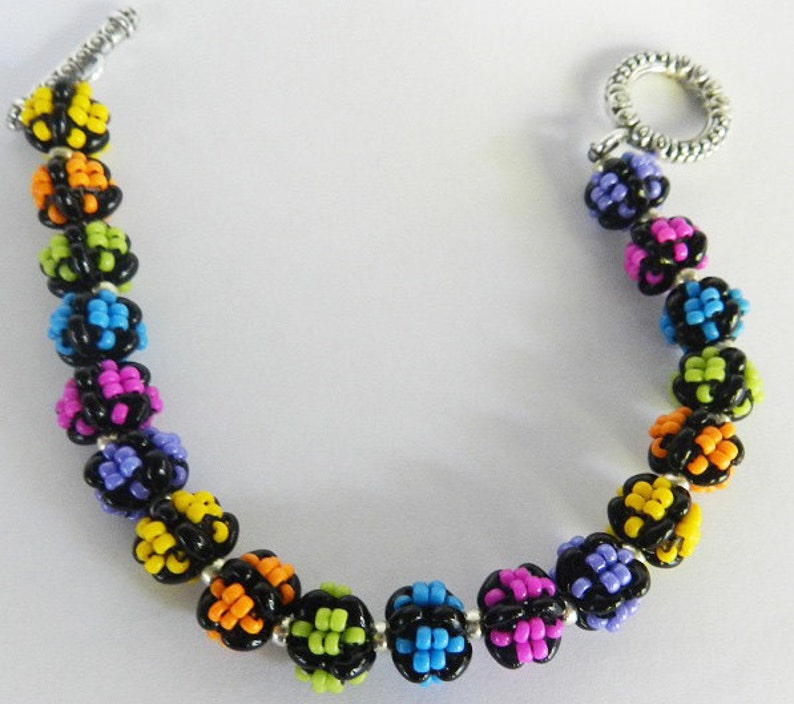 Beading Pattern, Tutorial, Beaded Beads - BEADY POP - Etsy