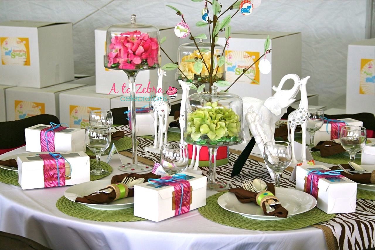 Zebra Table Runner, Ready to Ship, Zoo Party, Farm Party, Safari ...