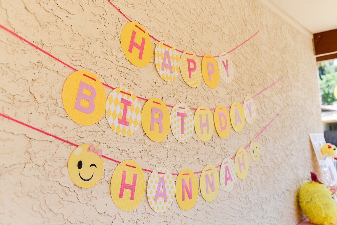 Emoji Birthday, Emoji Banner, Emoji Happy Birthday, Emoji Banners ...
