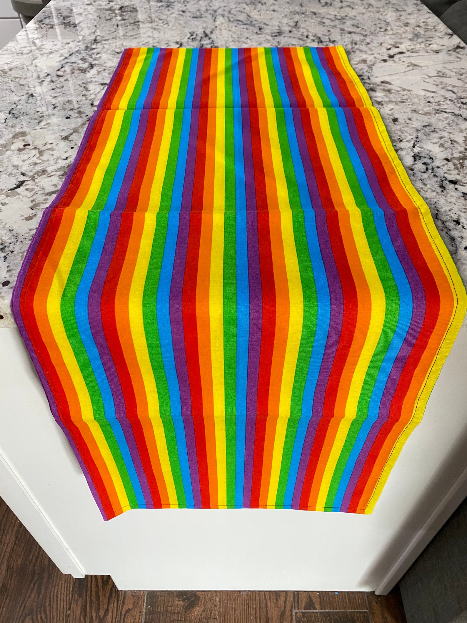 Rainbow Party, Rainbow Table Runner, Rainbow Props, Table Linens, Table ...
