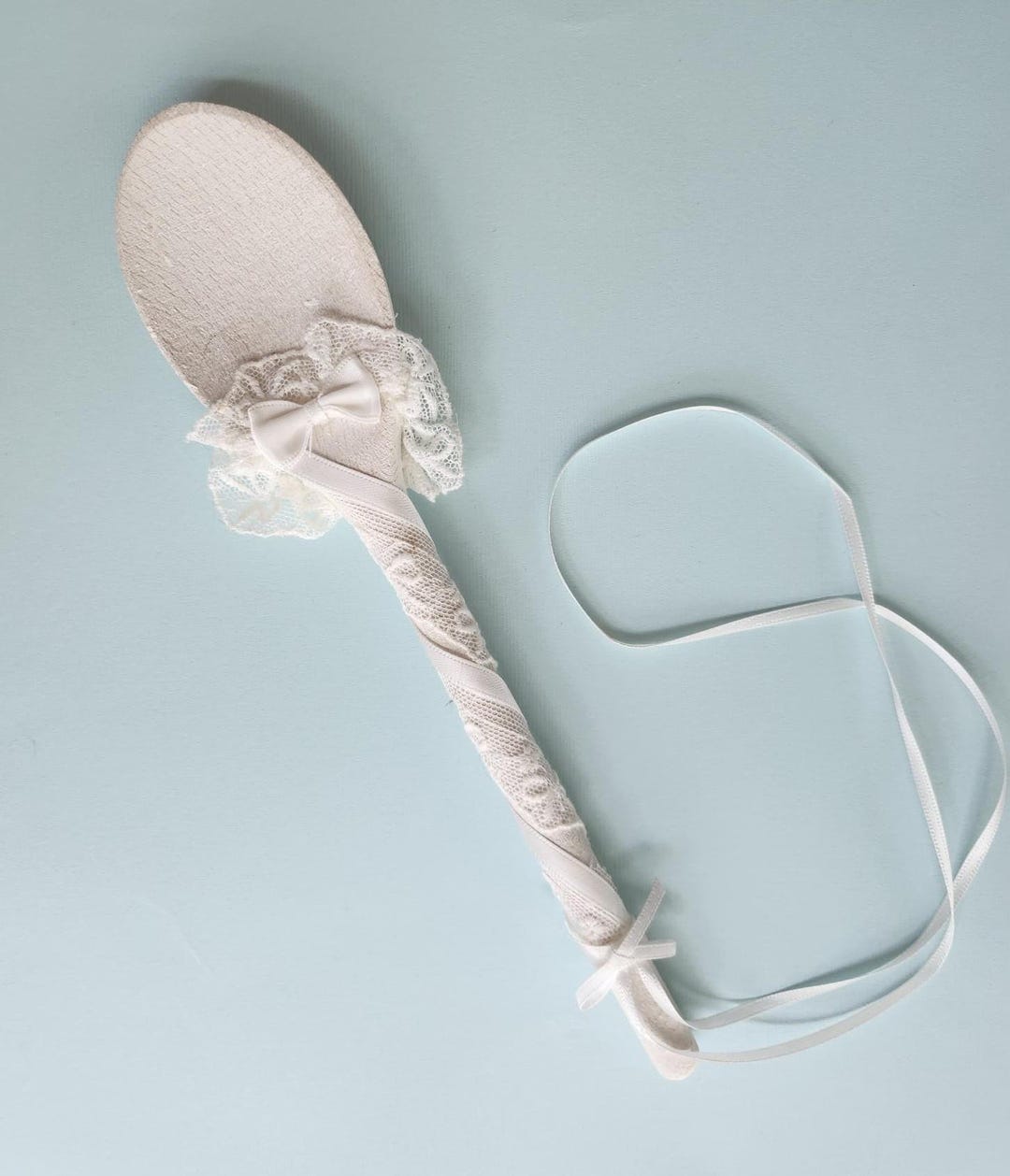 Wedding Wooden Spoon With Lace and Ribbons - Etsy