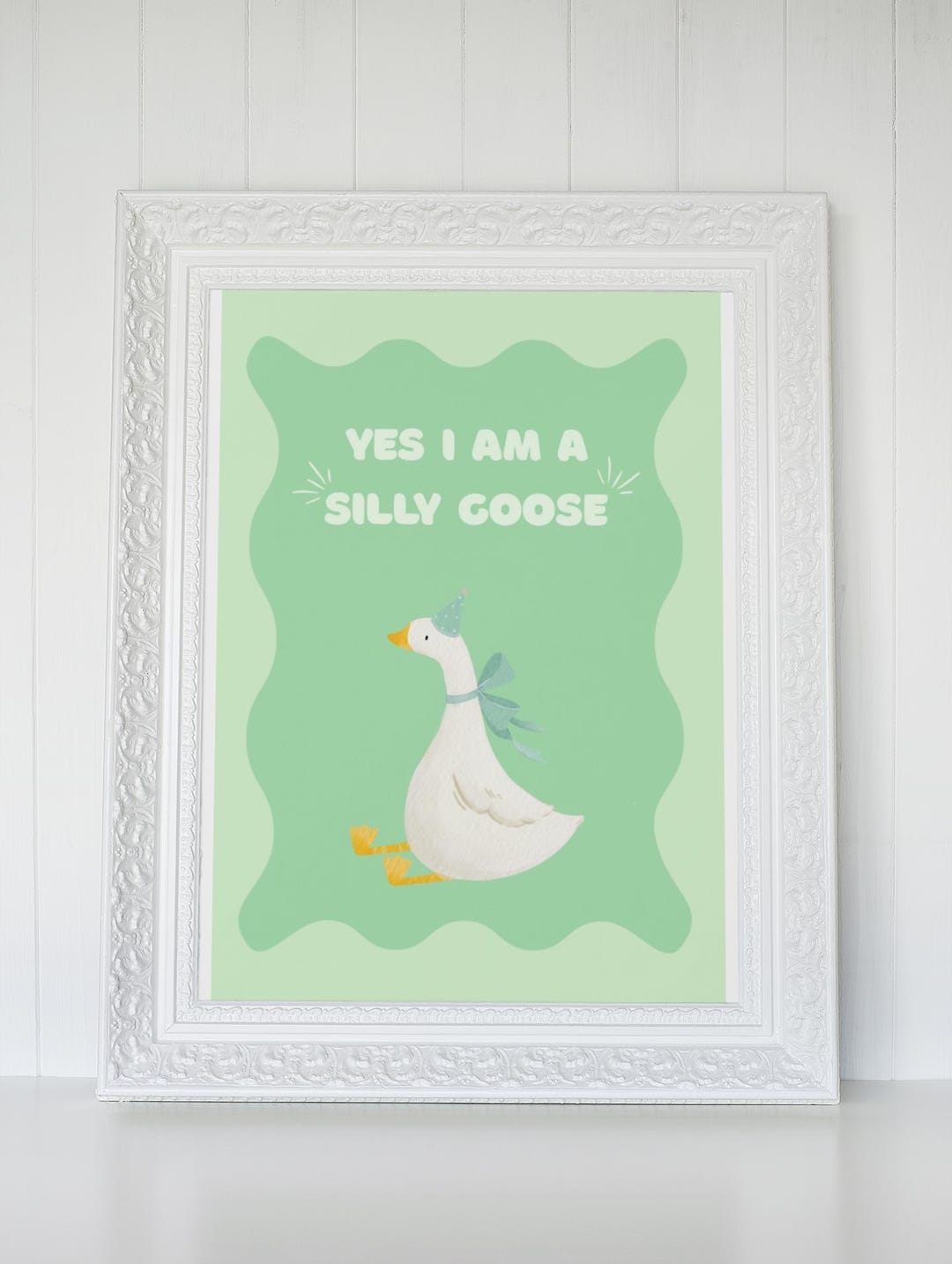 Yes I Am A Silly Goose | Wall Art (A4 PDF) - Etsy