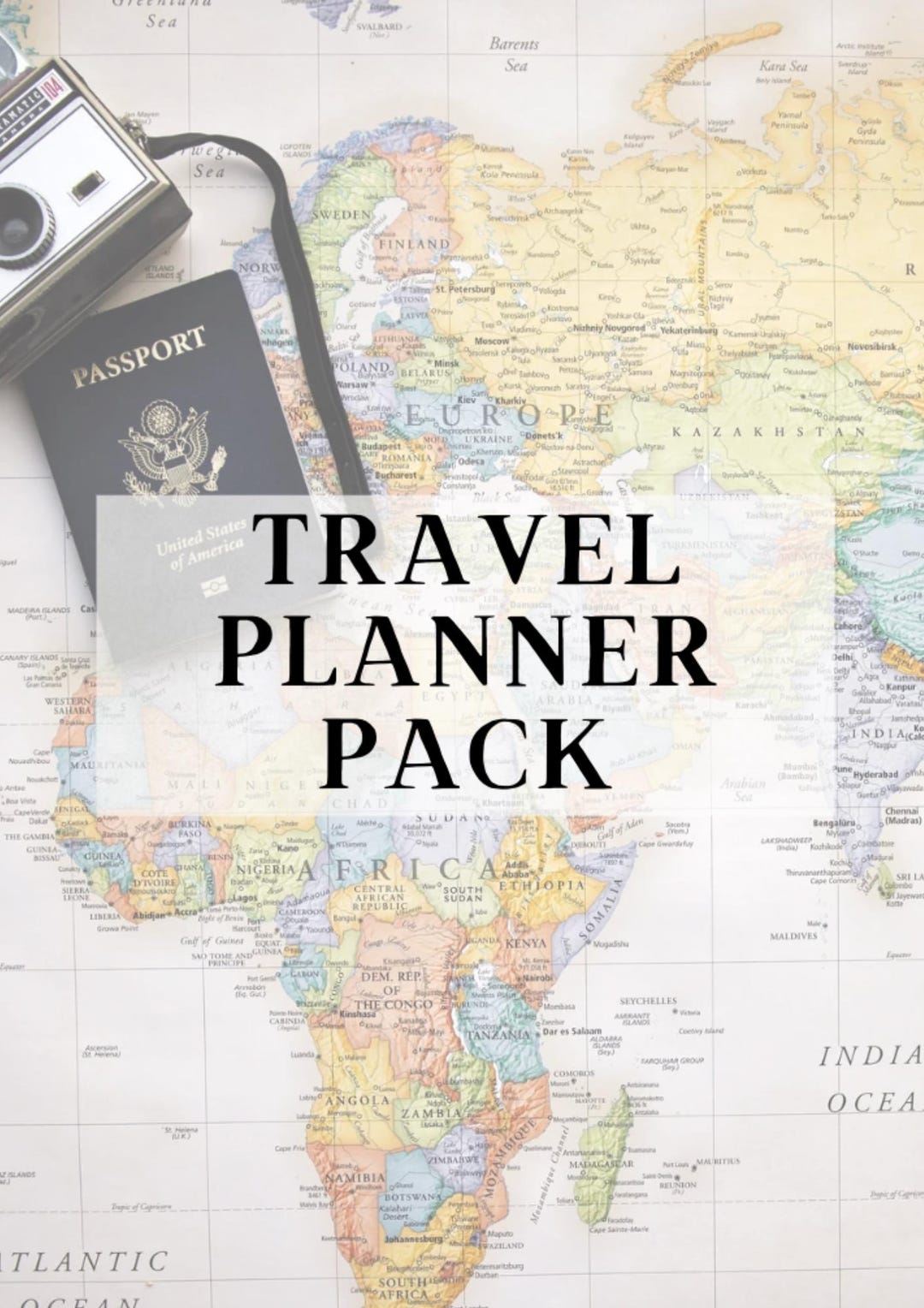 Travel Planner Template Editable Itinerary Planner PDF, Packing List ...