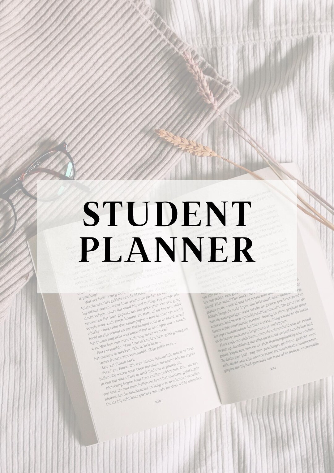Student Planner Template Academic Calendar, Homework Organizer, Study ...