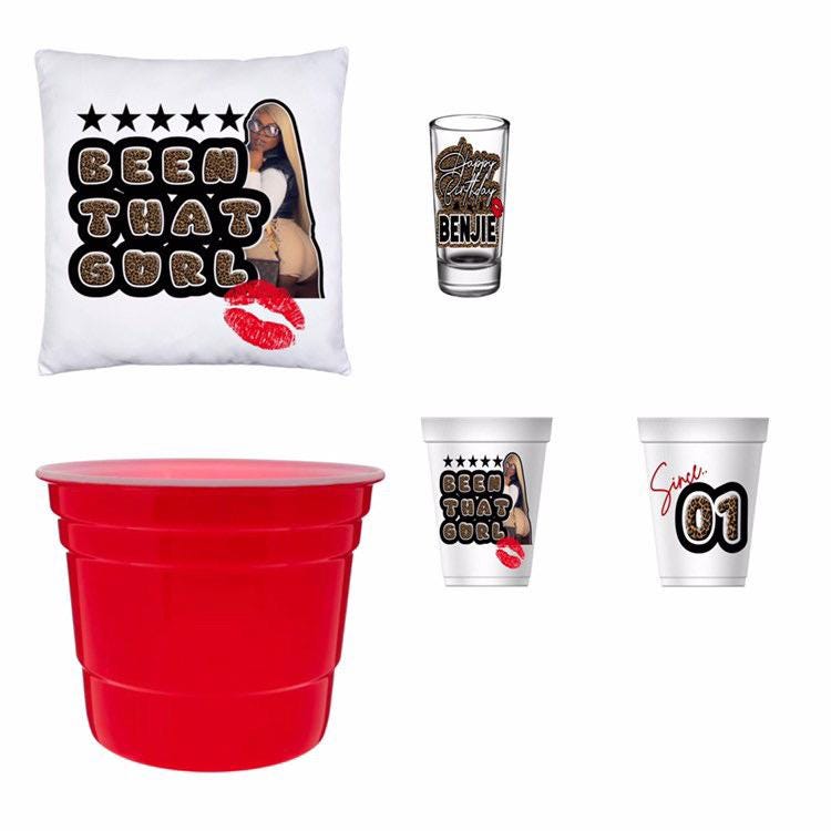 6 Custom Shot Glasses | Custom Shooter Cups | Party Favors | Birthday ...