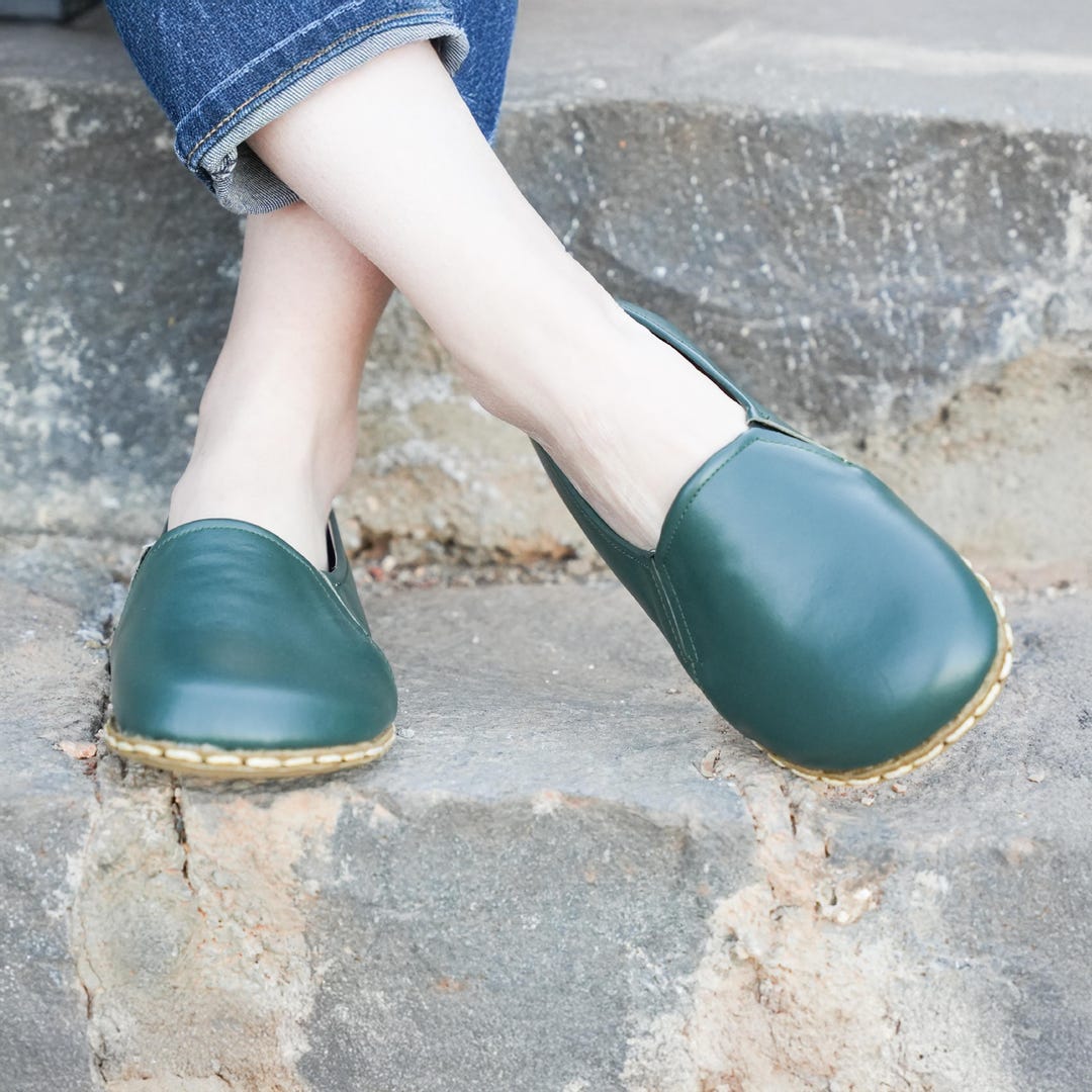 Grounding Shoes for Women, Barefoot Leather Shoes,earthing With Copper ...