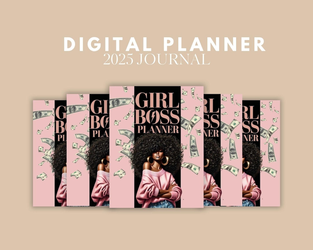 Digital Baddie Boss Notebook With Tabs, Goodnotes Notebook, Student ...