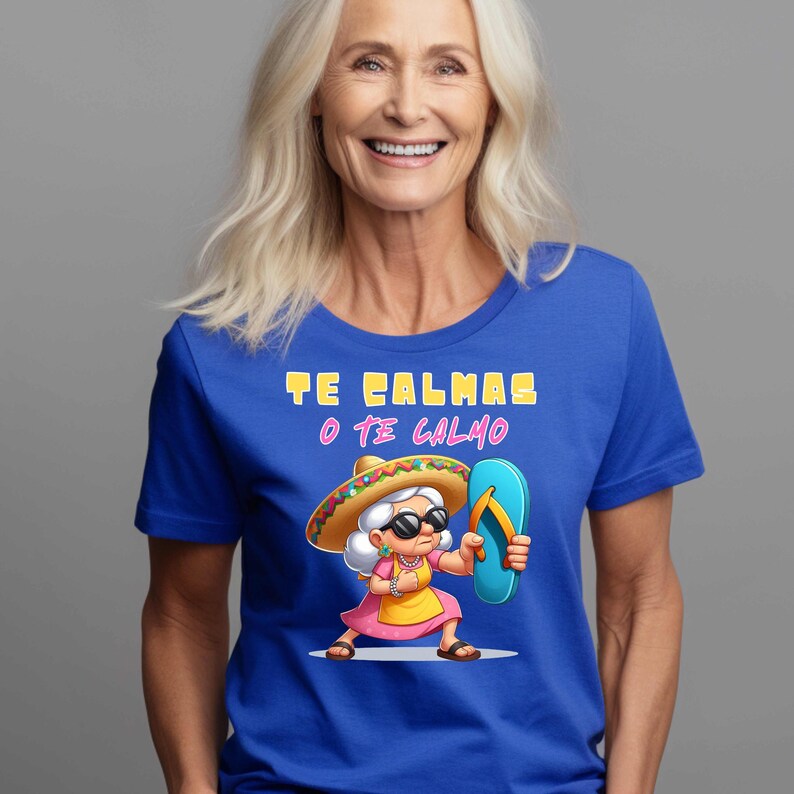 Funny Abuelita Chancla PNG: Hispanic Sublimation Design (digital ...