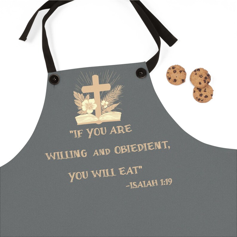 Christian Apron | Funny Apron | Bible Verse | Cooking Apron | Custom ...