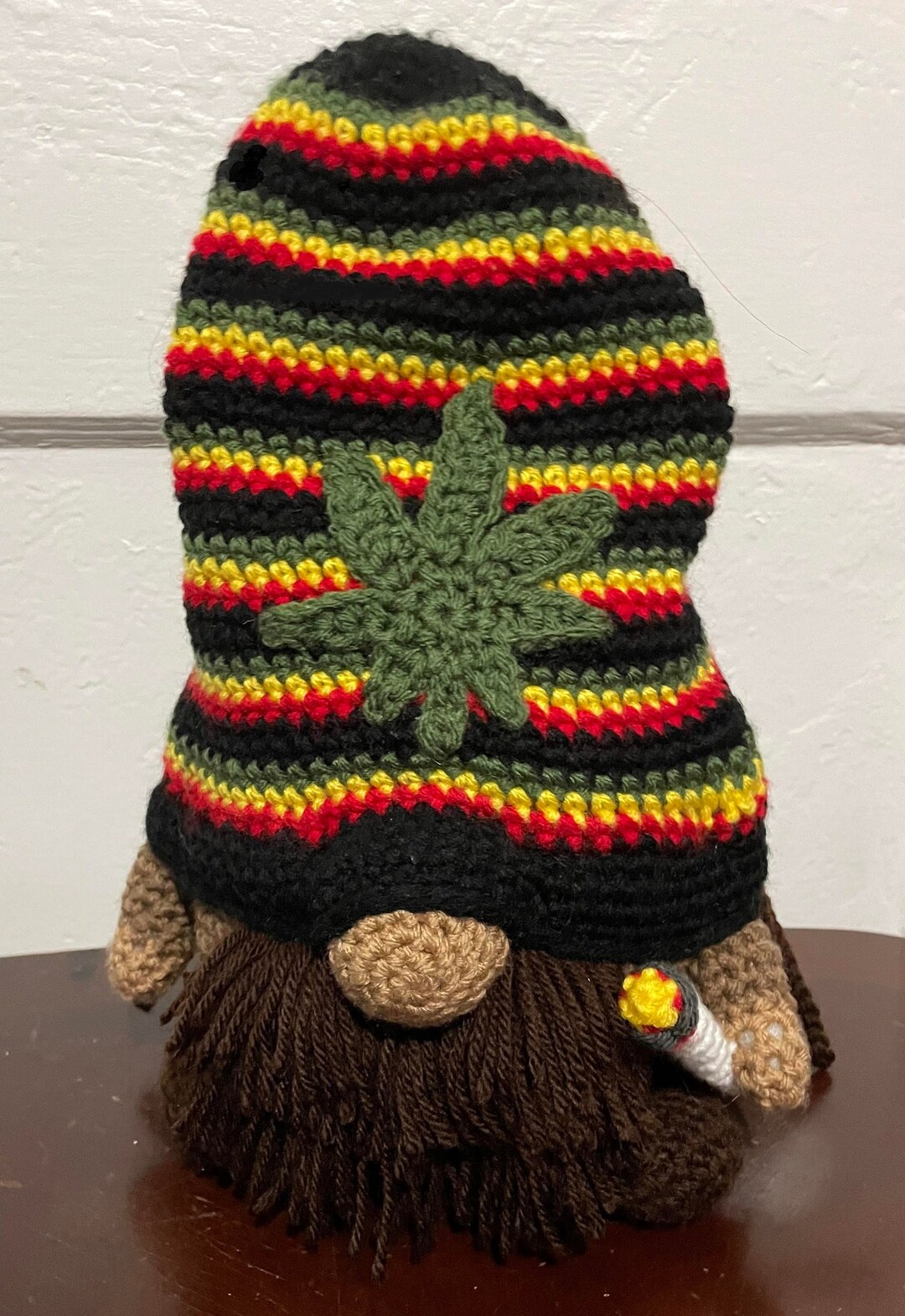 STONER GNOME Squishy Toy Collectible 420 Sesh Gnomes Rastafarian ...