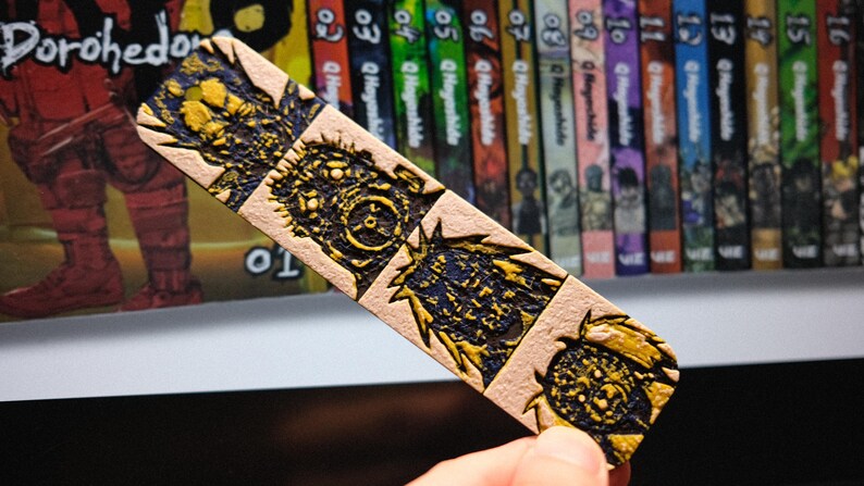 Dorohedoro 3D Printed Bookmark | Fan Art Manga Bookmark | Anime Gift ...