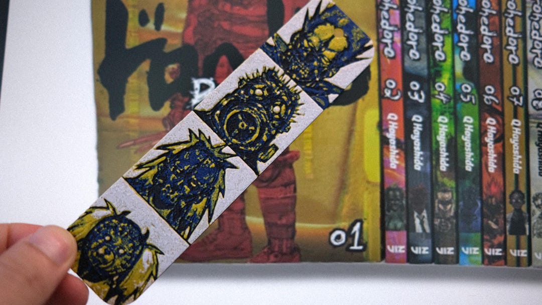 Dorohedoro 3D Printed Bookmark | Fan Art Manga Bookmark | Anime Gift ...