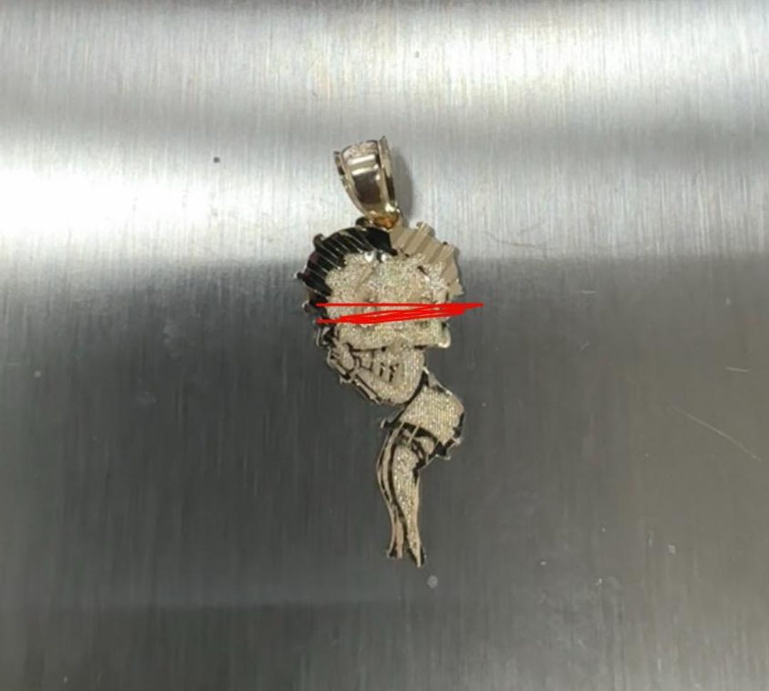 14k Solid Gold Character Ring | Betty Boop Ring | Betty Boo Jewelry - Etsy