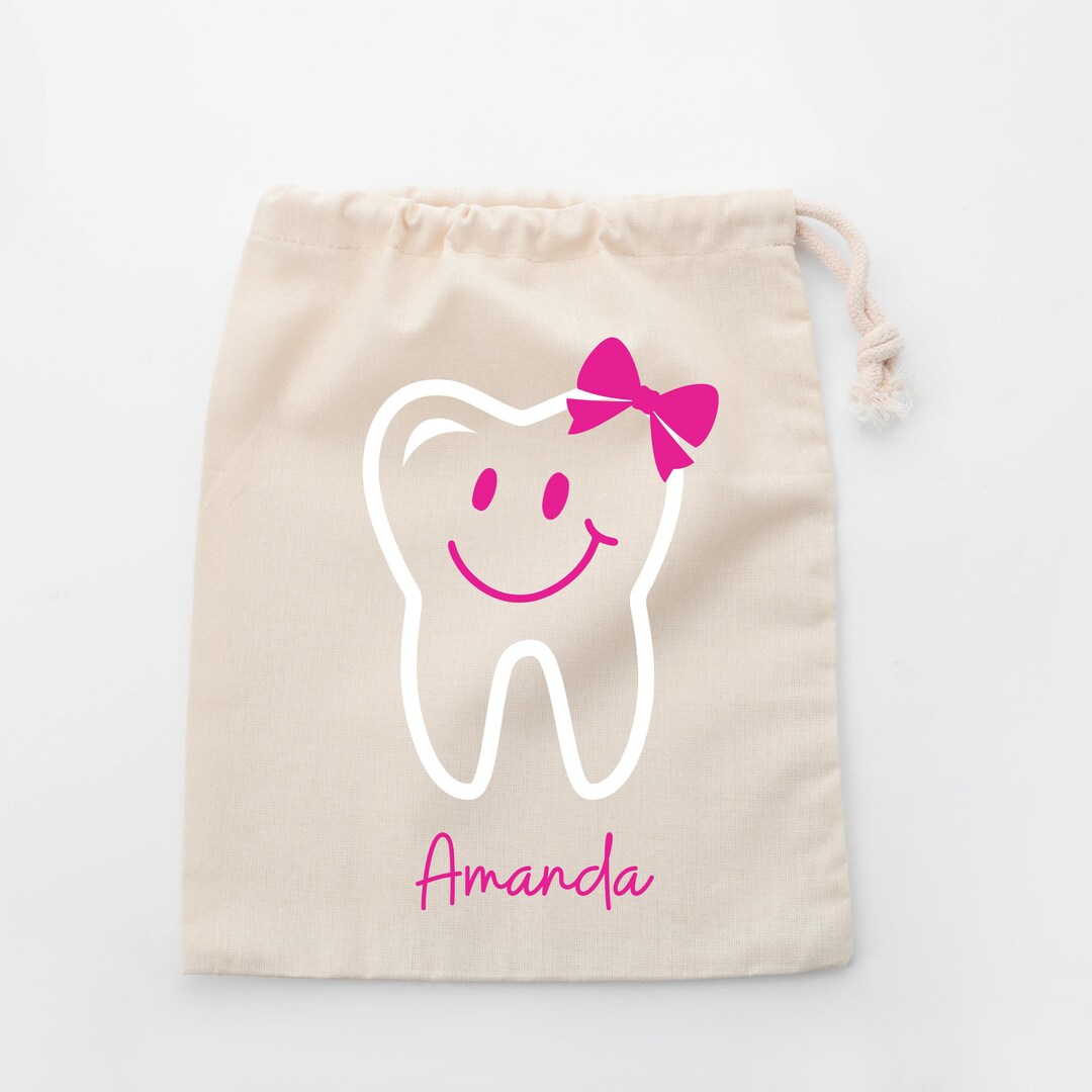 Personalized Tooth Fairy Keepsake Bags • Tooth Fairy Bag• Lost Tooth ...