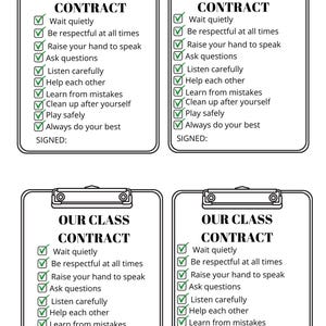 Printable Classroom Rules - Etsy