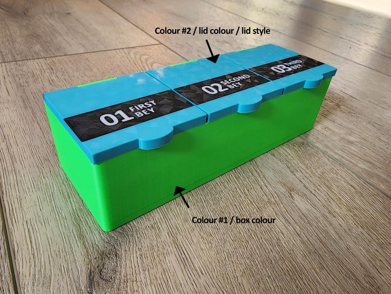 Custom Beyblade X Deck Case: 3D gedruckte Aufbewahrungsbox - Etsy.de
