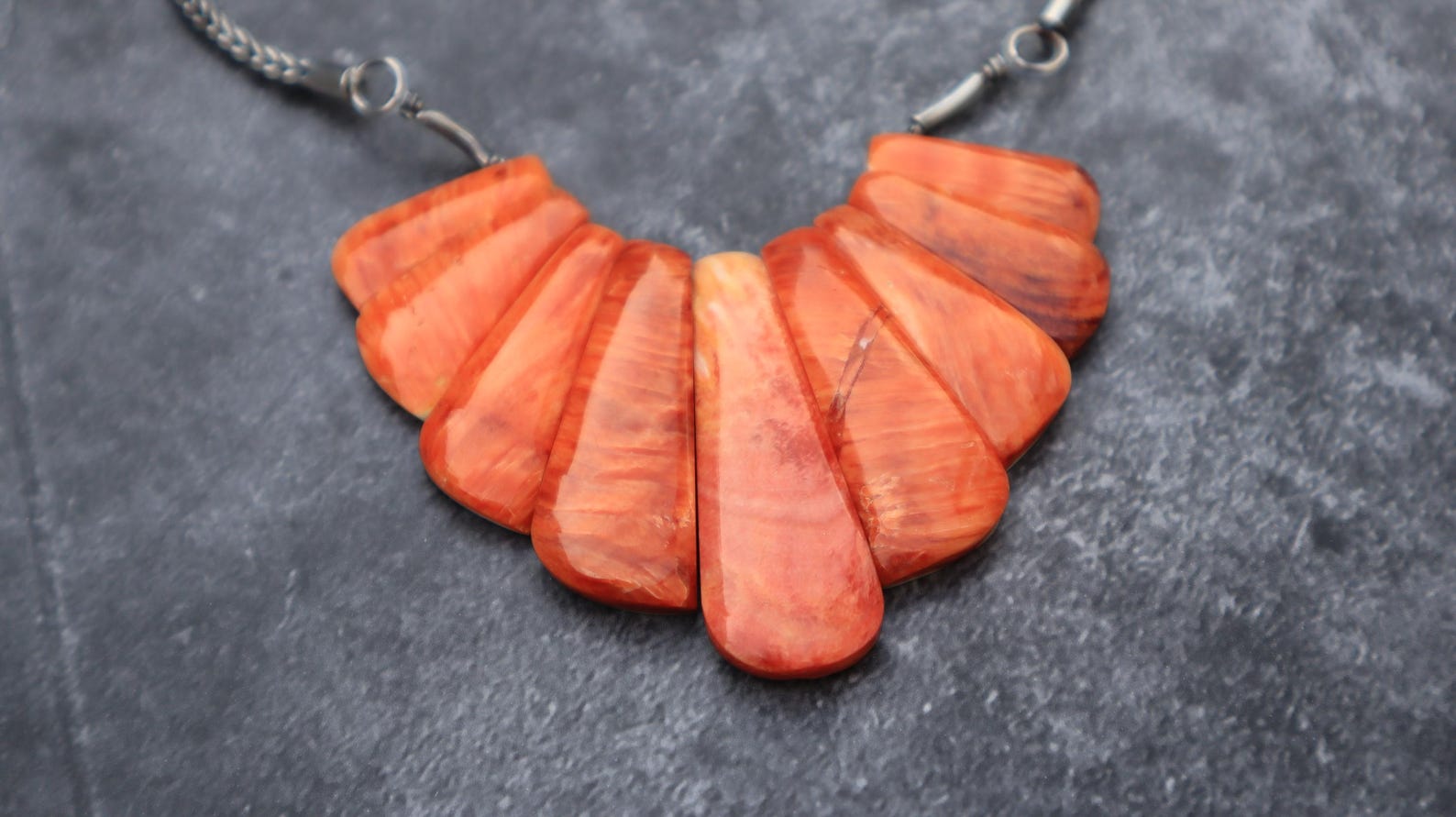 Peruvian Hand-made Spondylus Necklace - Etsy