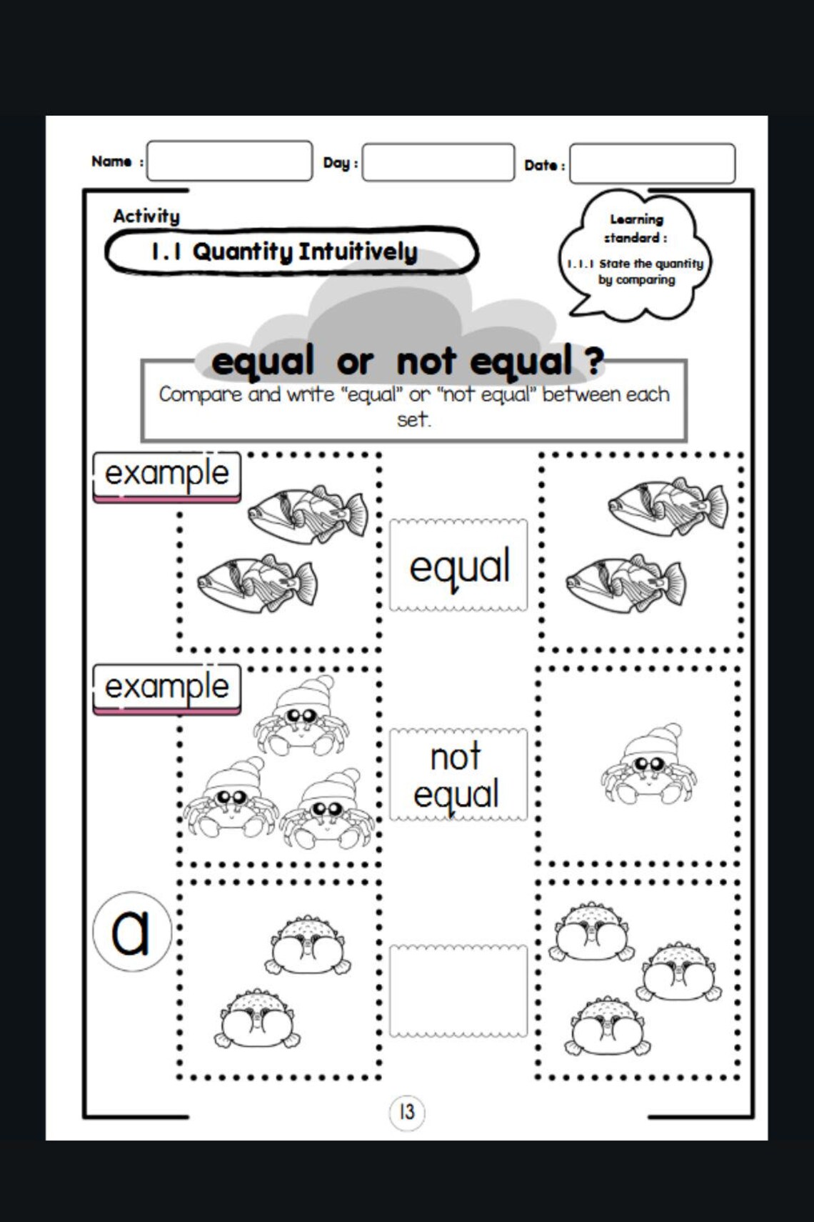 Basic Numeracy Workbook: Preschool Math Worksheet (19 Pages) - Etsy