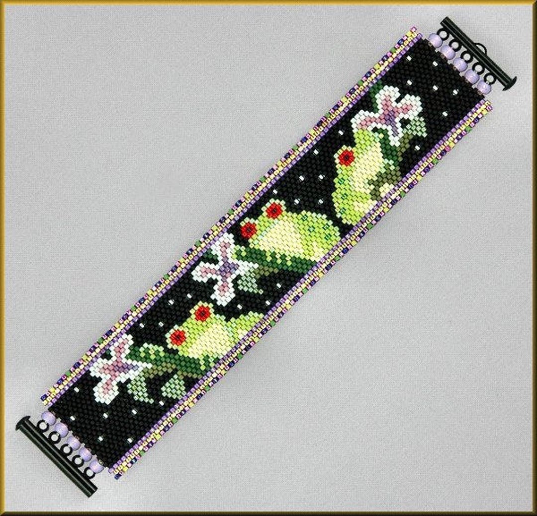 Tree Frog Serenade Peyote Bracelet Patterns (2) by Kristy Zgoda - Etsy