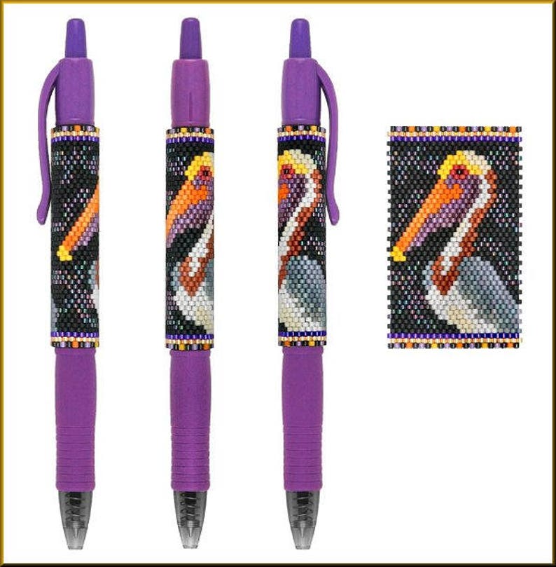 Pelican By Night Pilot G2 Pen Cover Pattern par Kristy Zgoda - Etsy France