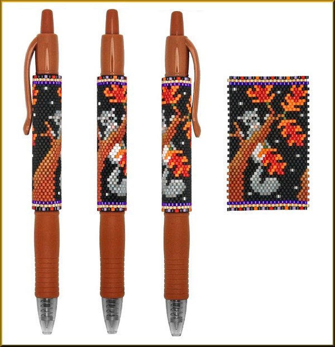 Autumn Leaves Pilot G2 Pen Cover Pattern by Kristy Zgoda - Etsy