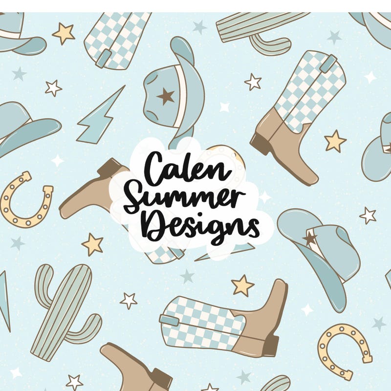 Cowboys Pattern - Etsy