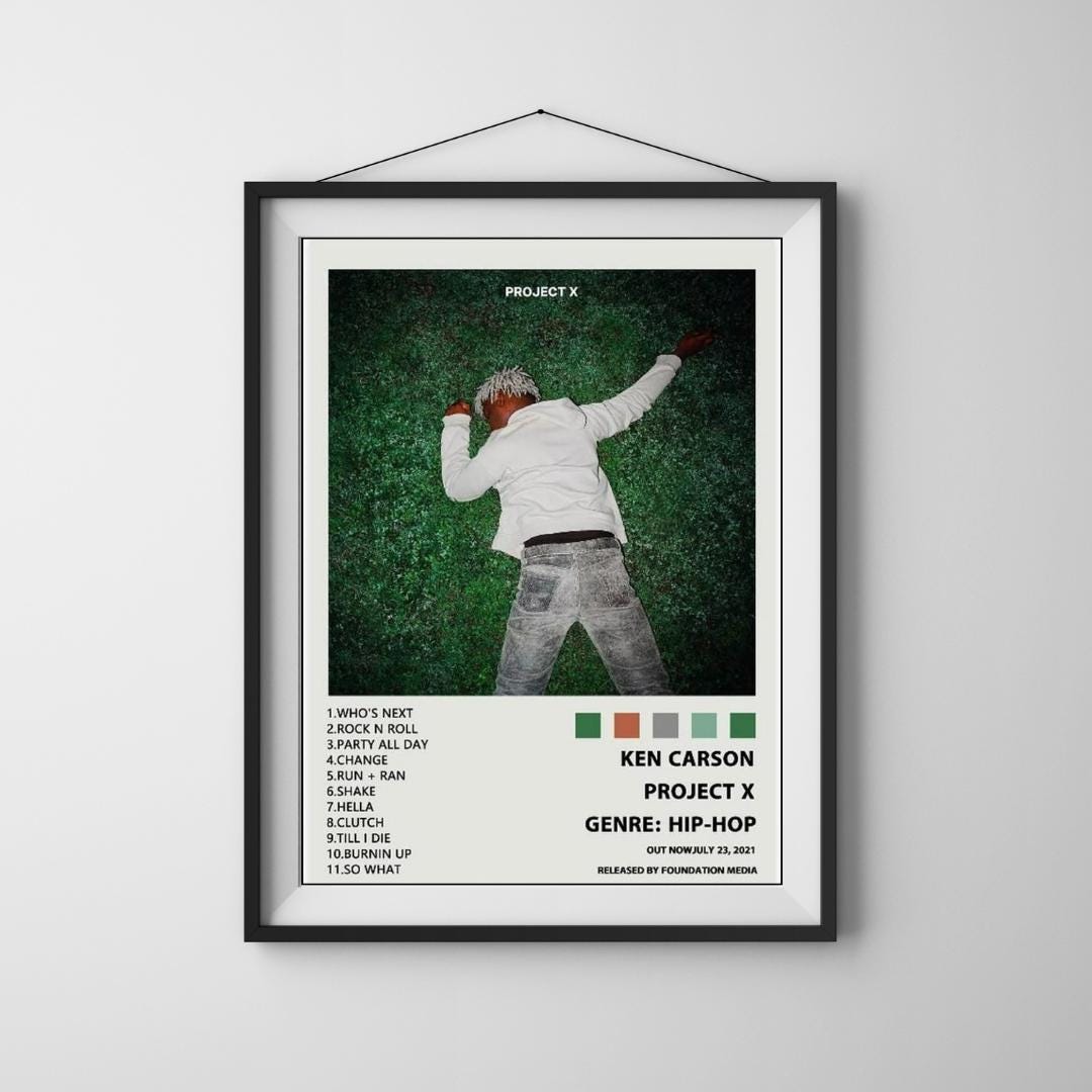 Ken Carson - Project X Poster - Etsy
