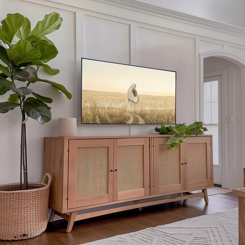 Jesus Christ Embrace Art, Frame TV Art Download, Old African American ...