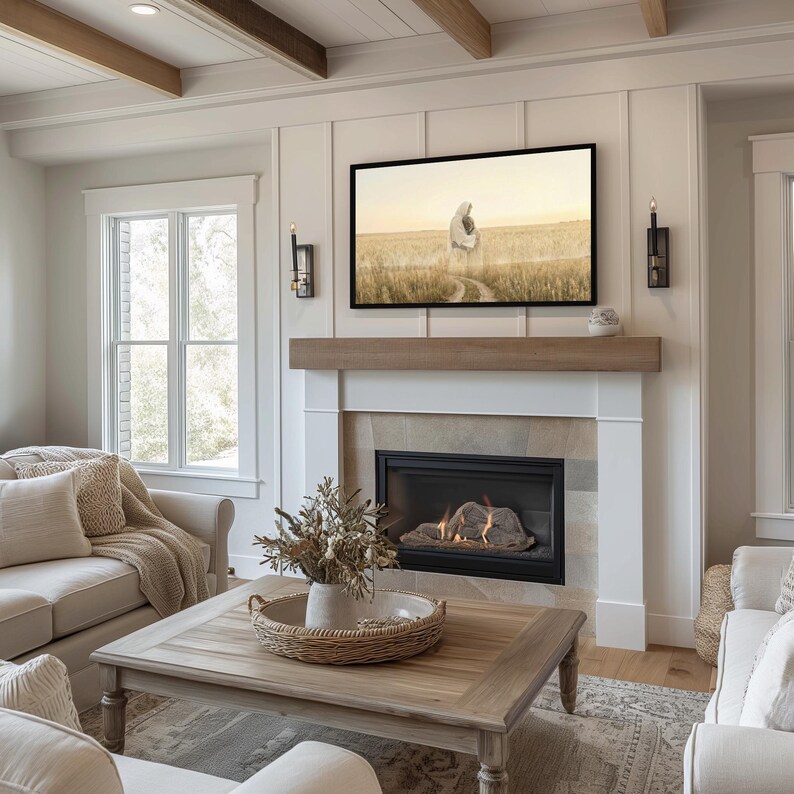 Jesus Christ Embrace Art, Frame TV Art Download, Old African American ...