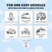 My First Transportation Coloring Book: Fun and Easy Vehicles With Bold ...