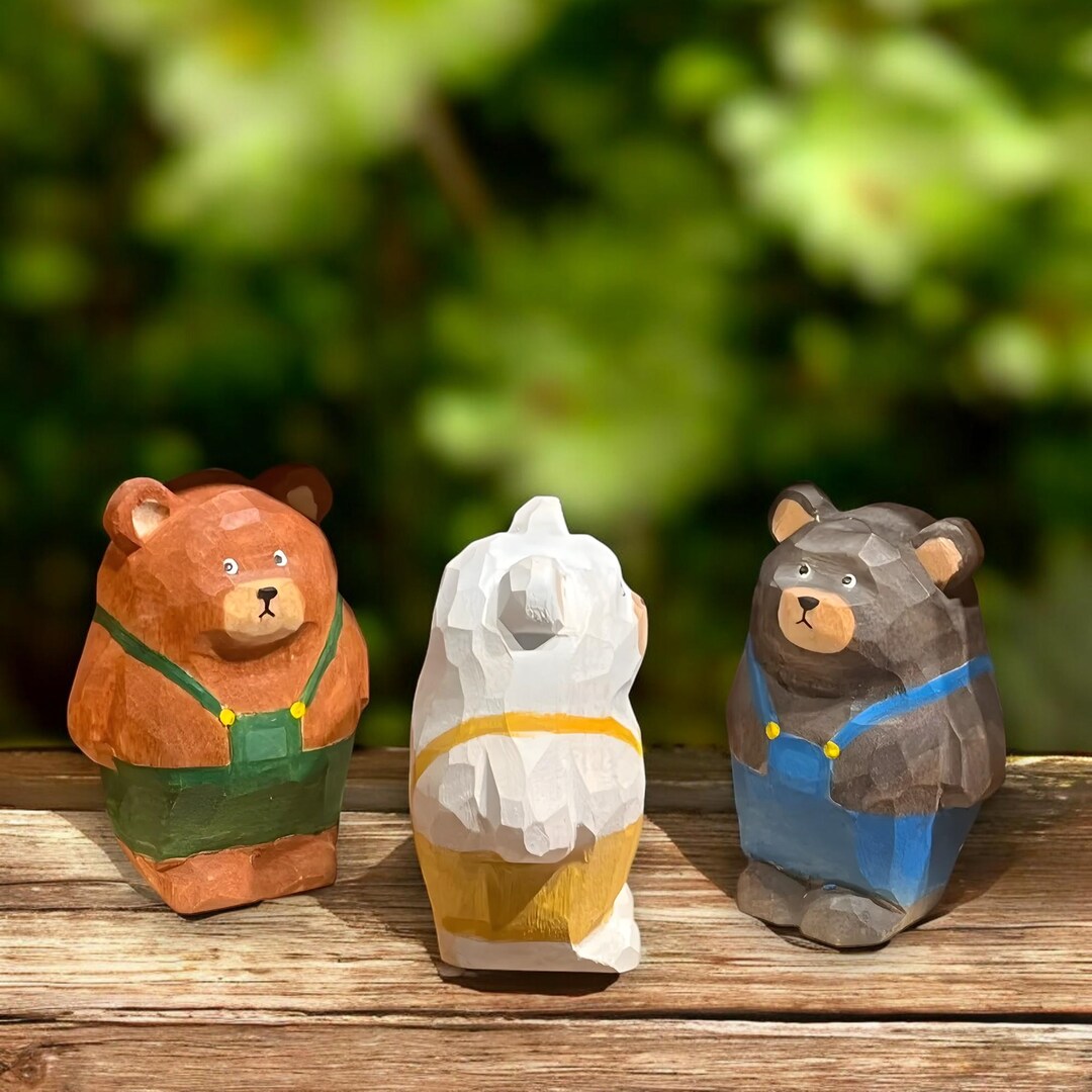 The Dungaree Bear Crew | Overalls & Cuddles: Wooden Bear Set | Barnyard ...
