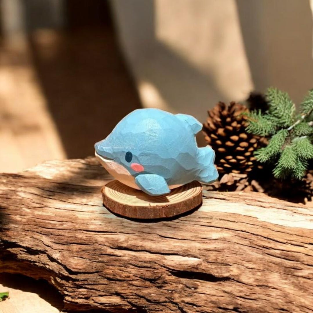 Ocean’s Smile – Adorable Wooden Dolphin Decor | Coastal Charm Dolphin ...